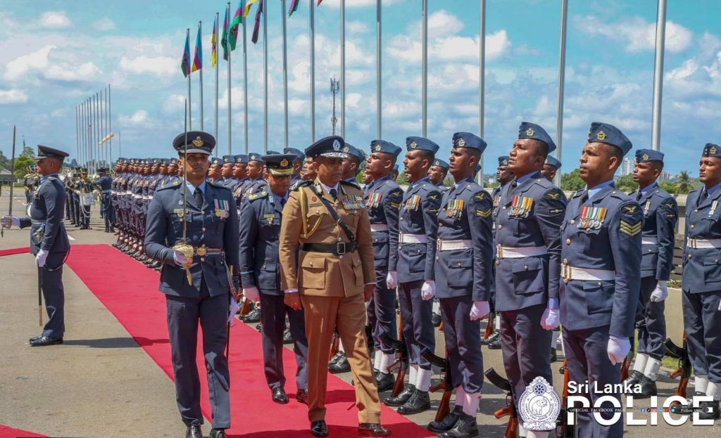 Inspector General of Police calls on Commander of Air force – SRI LANKA ...