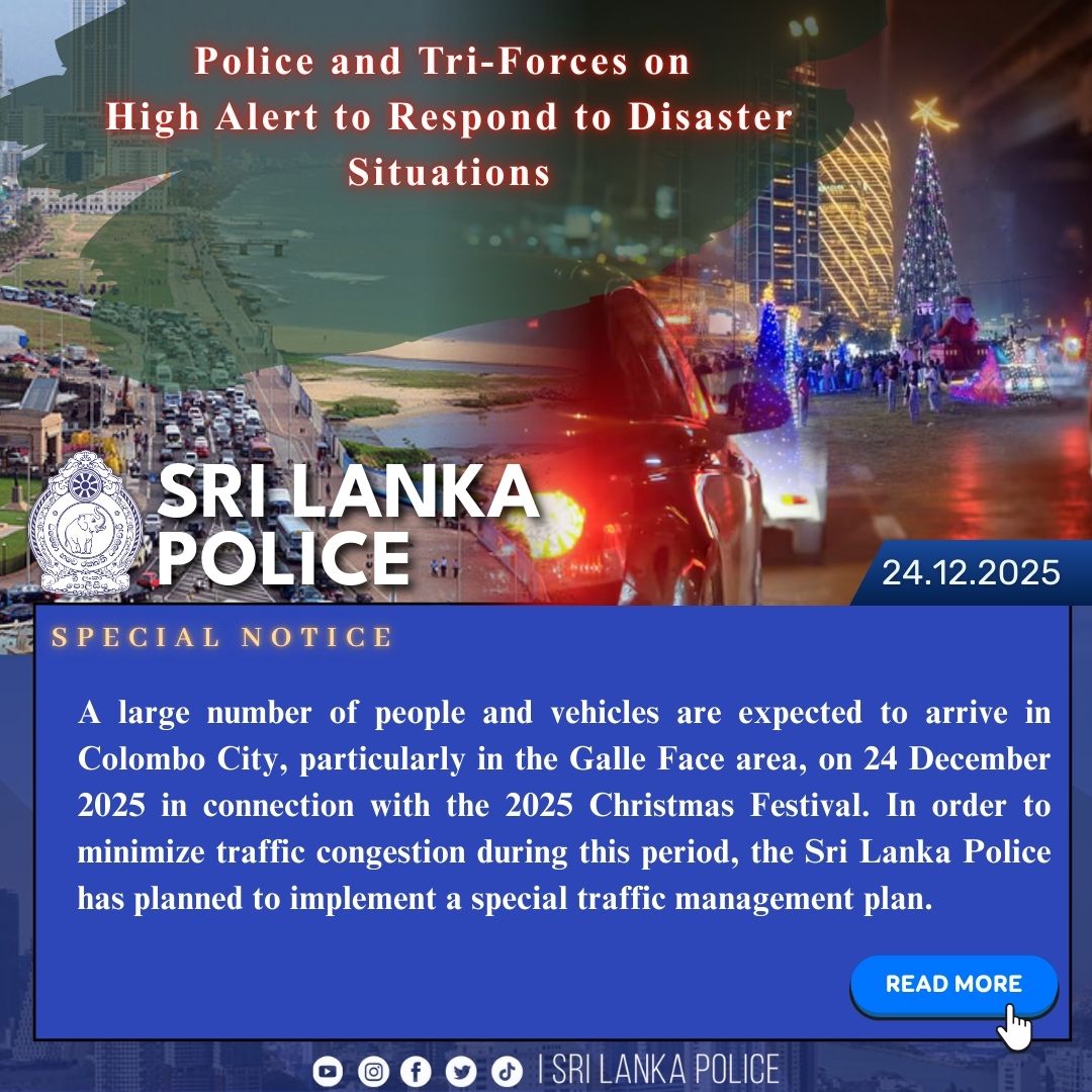Traffic Plan to be Implemented in Colombo City and the Galle Face Area ...
